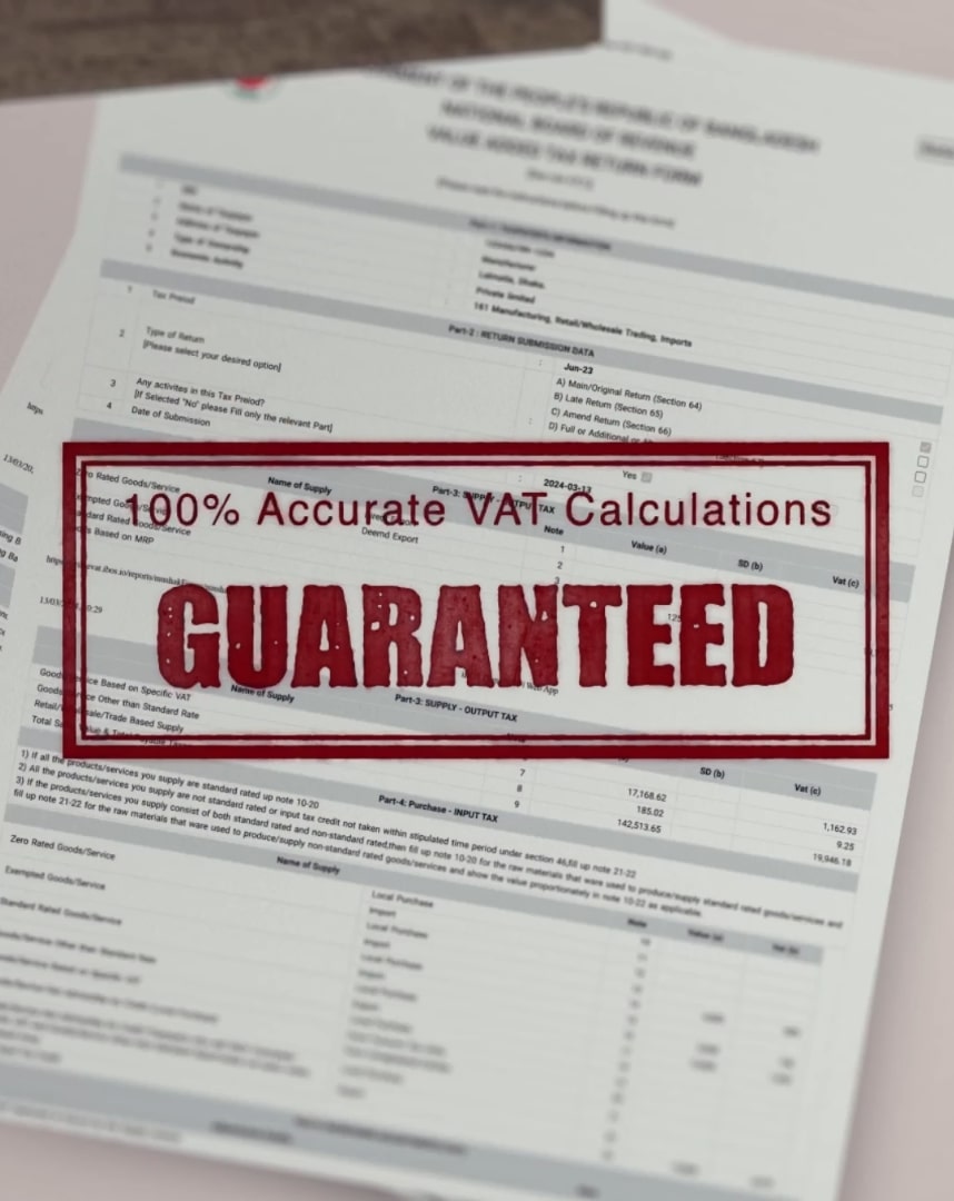 Top 9 Sources of VAT Calculation Formula in Bangladesh